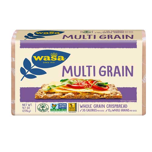 WASA CRISPBREAD MULTIGRAIN 275G 12 UN/CJ - Pedersen fine foods