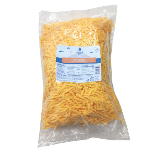 DINNER BELL QUESO CHEDDAR RALLADO 2.27KG 4 UNI./CJ - Pedersen fine foods